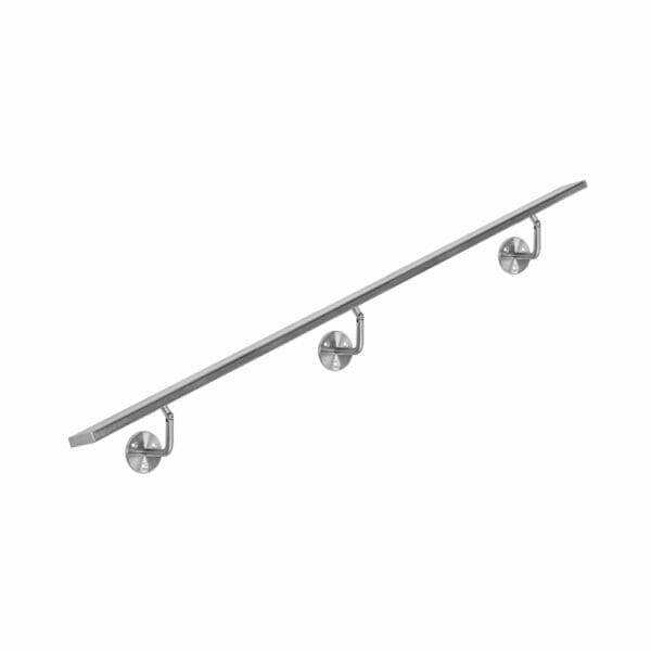 Handrail Kit - Stainless Flat Rectangular
